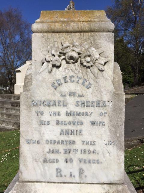 Progress! - 1896 SHEEHAN Headstone Restoration - Givealittle