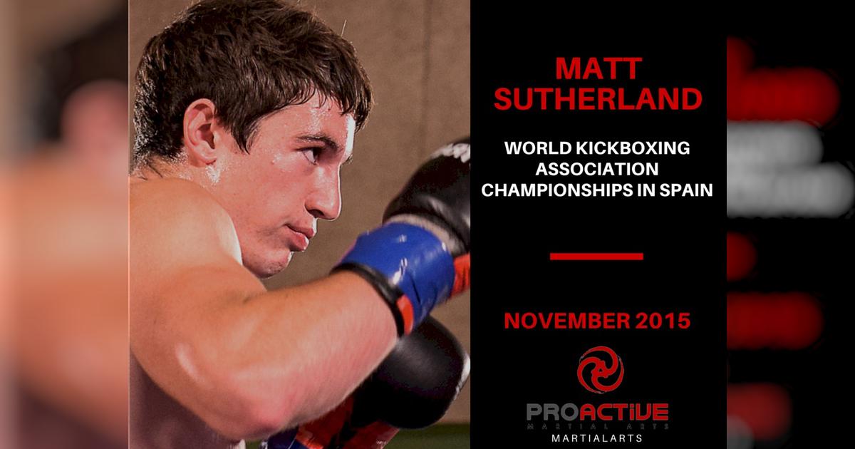 Get Matt Sutherland to the World Kickboxing Championships in Spain ...