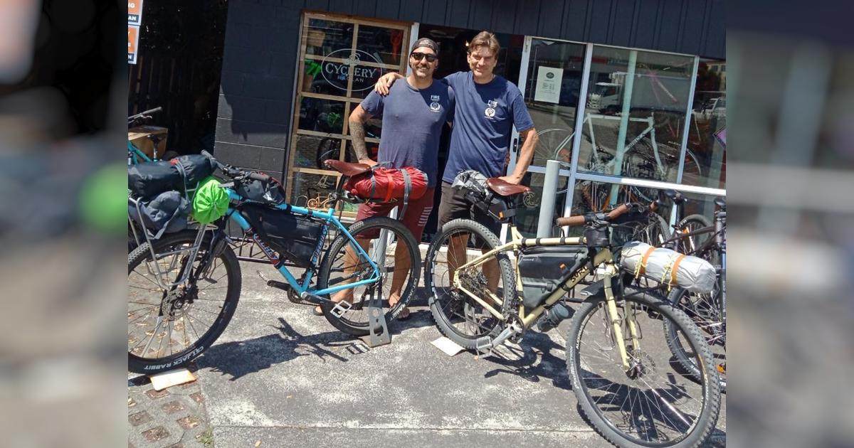 OG 39ers riding from Cape to Bluff for Raglan Volunteer Fire Brigade ...