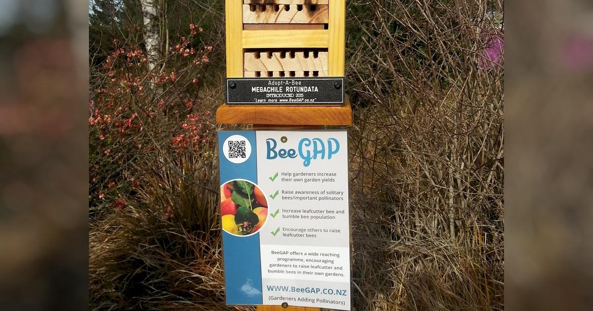 Placing Leafcutter Bee Houses into School and Community Gardens ...