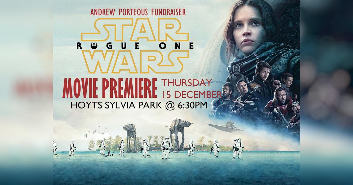 Andrew Porteous Star Wars Movie Premiere - Givealittle
