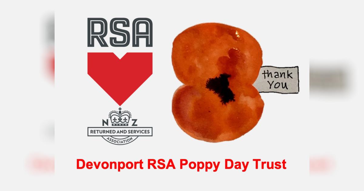 Devonport RSA Poppy Day Trust - Givealittle