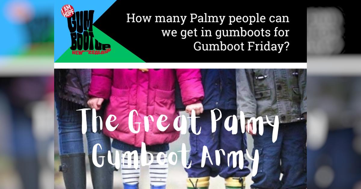 The Great Palmy Gumboot Army - Givealittle