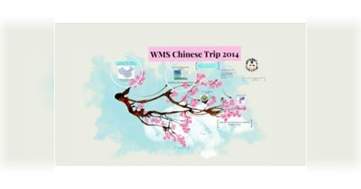 WMS Students For China 2014 - Givealittle