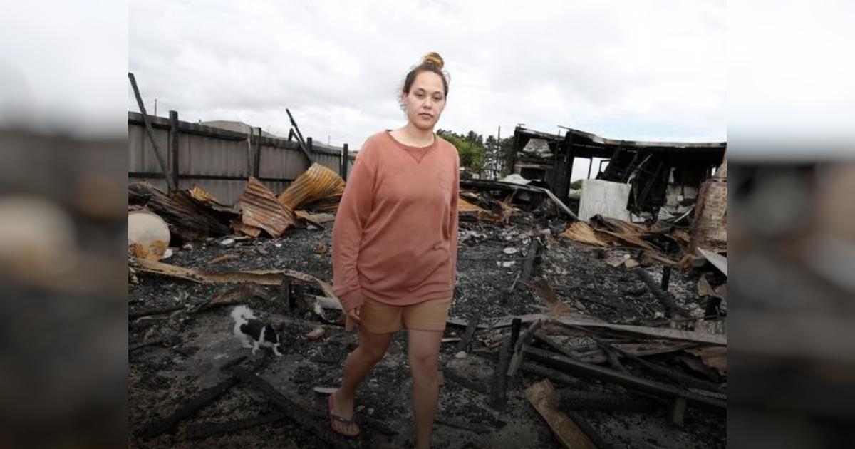 Family lost everything to house fire in the middle of cyclone Gabrielle ...