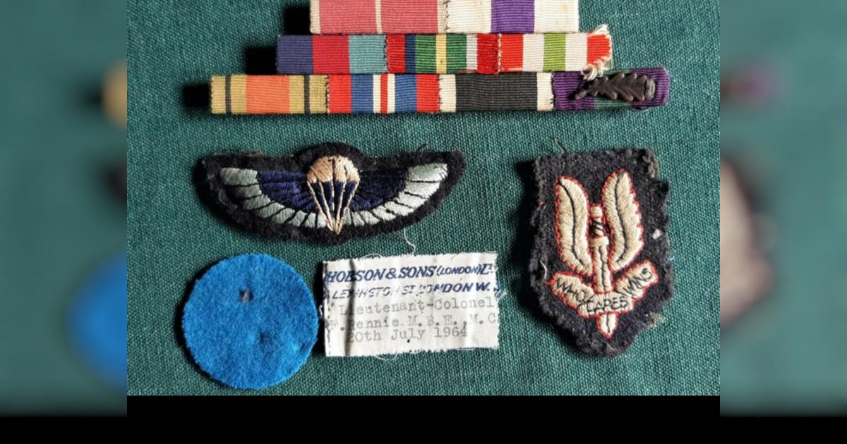 Lt Col Rennie's RIP badges and ribbons - Givealittle