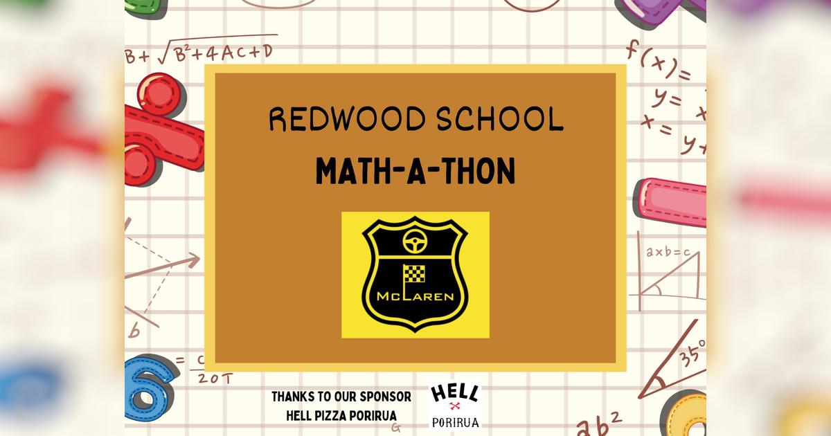 Team McLaren Redwood School Math-a-thon 2025 - Givealittle