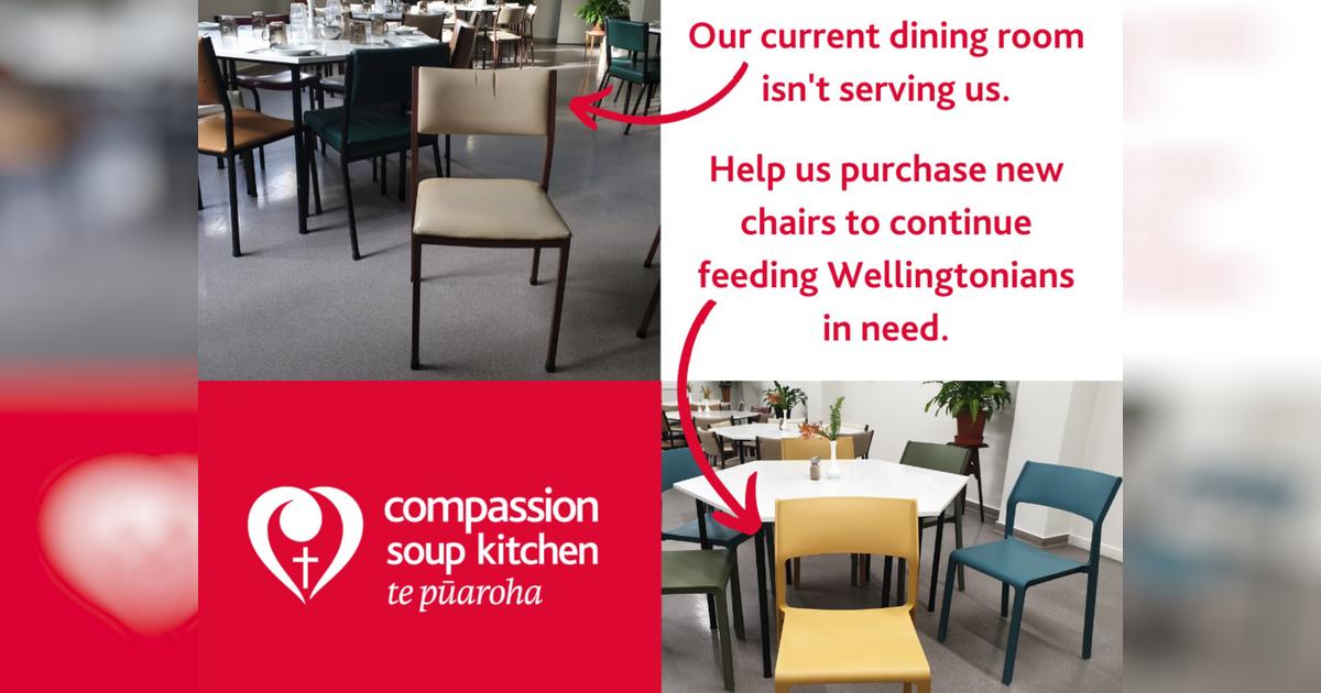 Help the Compassion Soup Kitchen Buy New Chairs - Givealittle