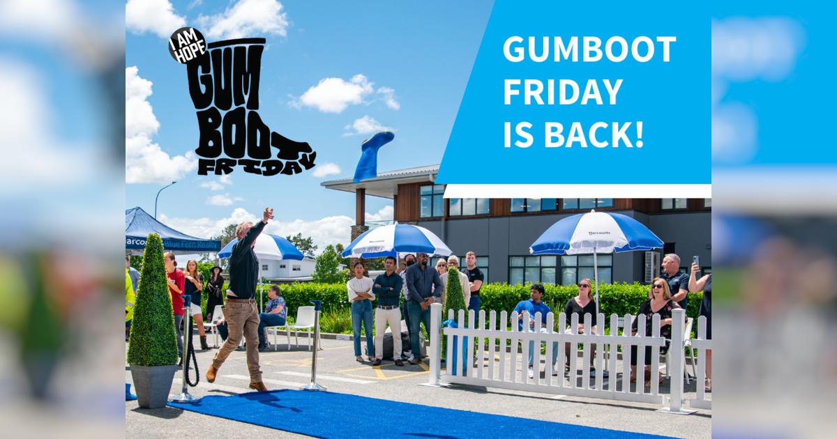 Gumboot throwing, taking it to the next level! - Givealittle