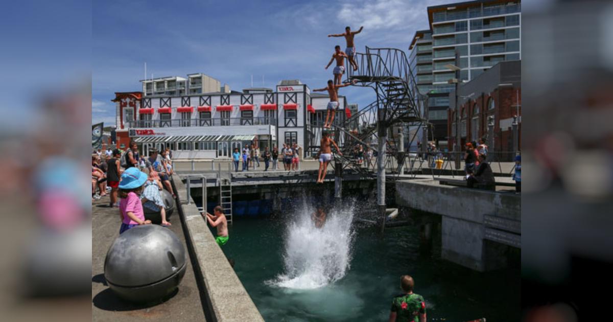 Christmas Wharf Jump - Givealittle