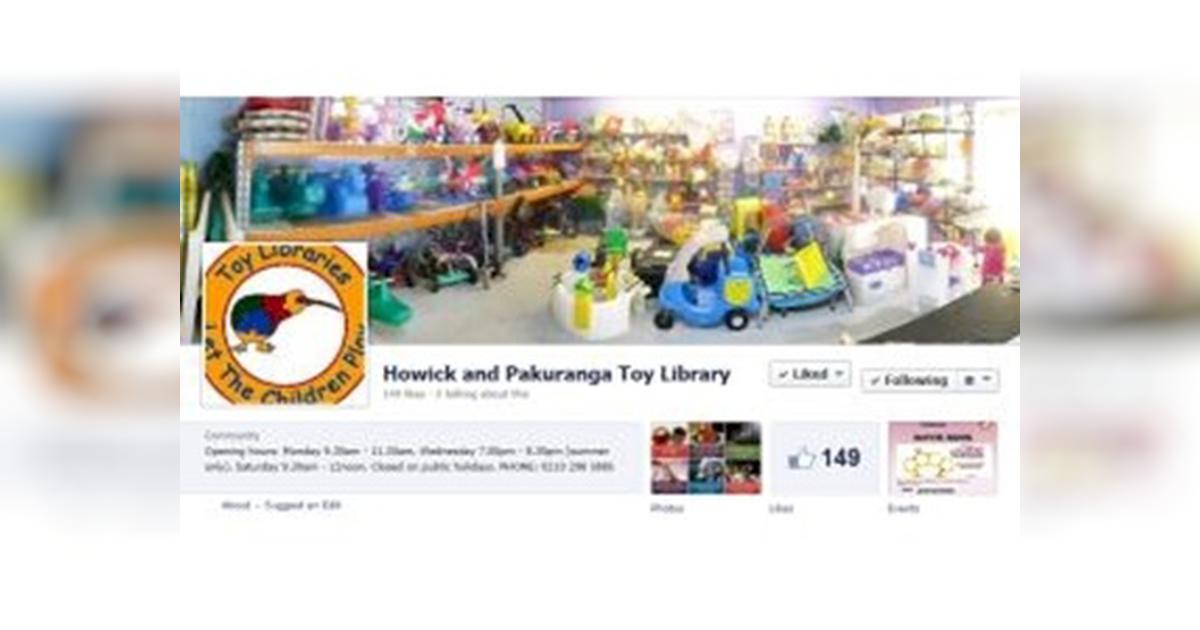 Howick and Pakuranga Toy Library - Givealittle