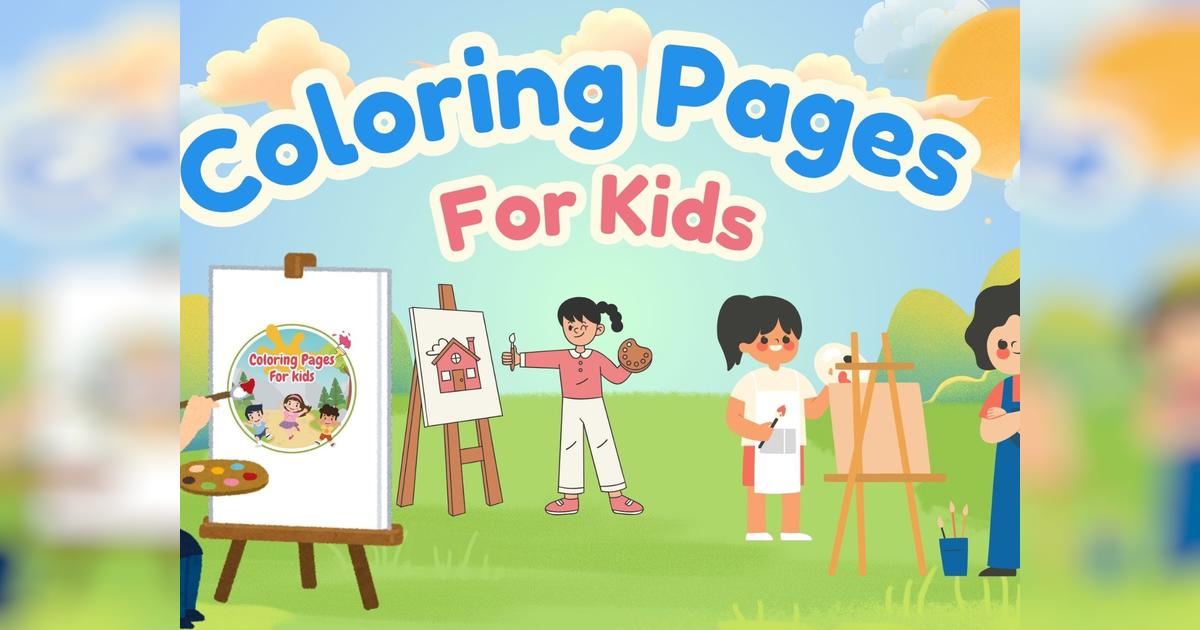 Coloring Pages For Kids - A World of Imagination Awaits! - Givealittle