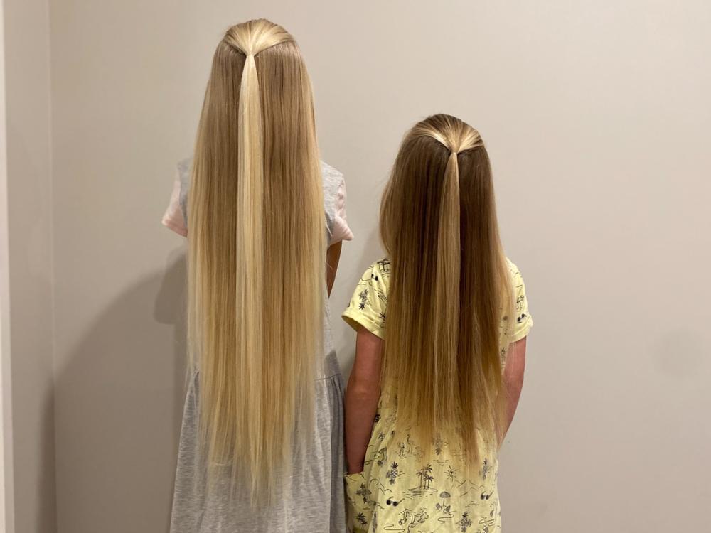Ruby & Mila cut their hair for Children’s Cancer - Givealittle