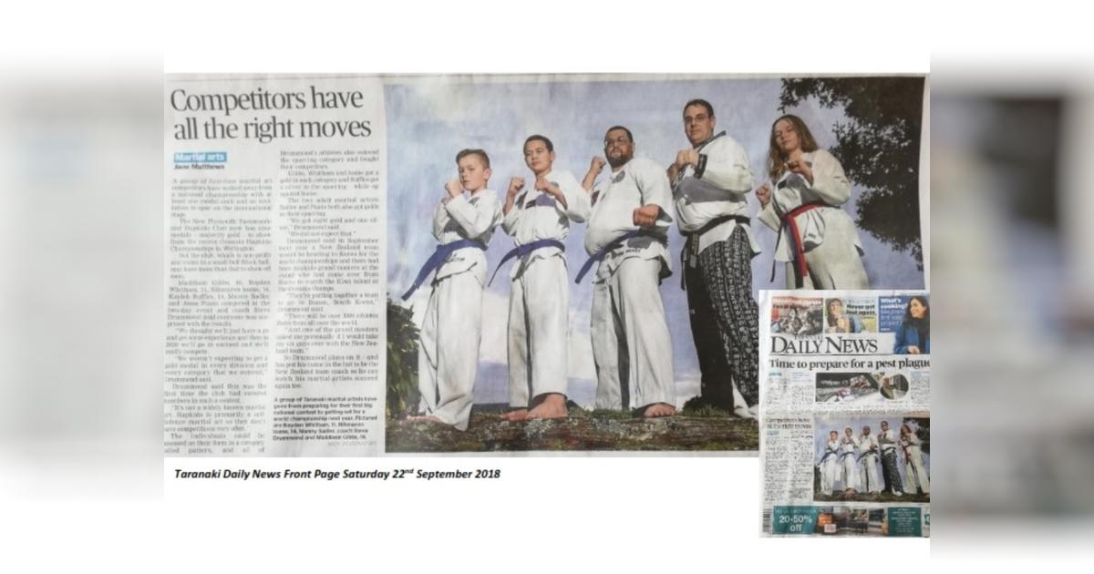 Master Steve Drummond coach of the NPTHC team. - Givealittle