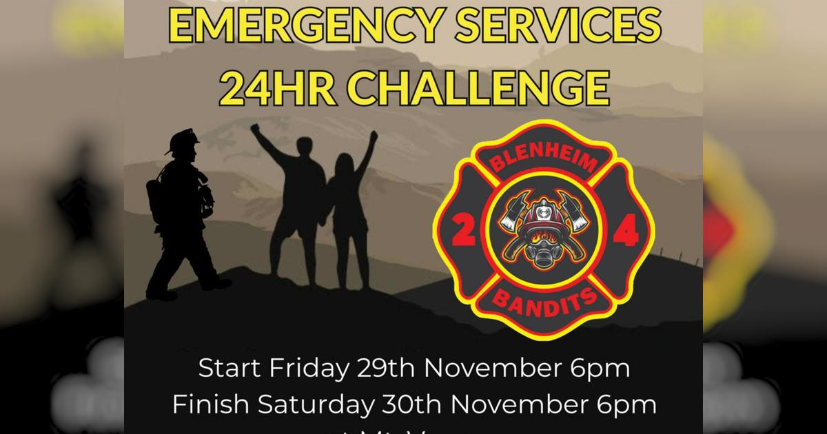 Emergency Services 24-Hour Challenge - Givealittle