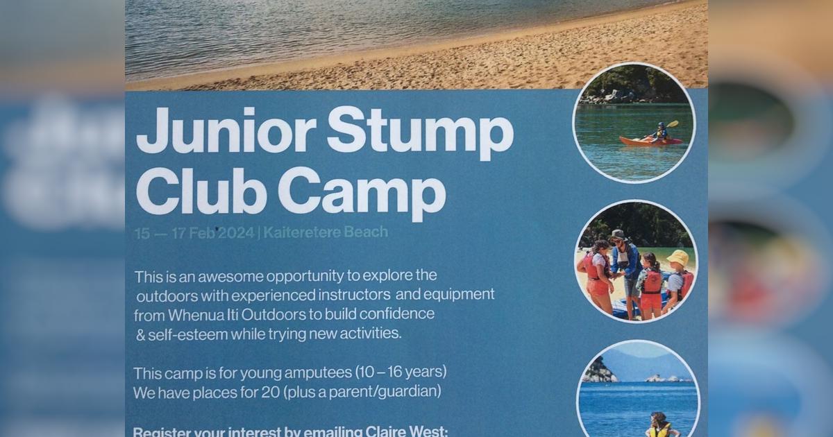 Junior Stump Club Camp - Kaiteriteri Beach 15-17 February 2024 ...
