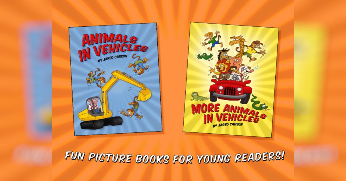 Animals in Vehicles kids picture books - Givealittle