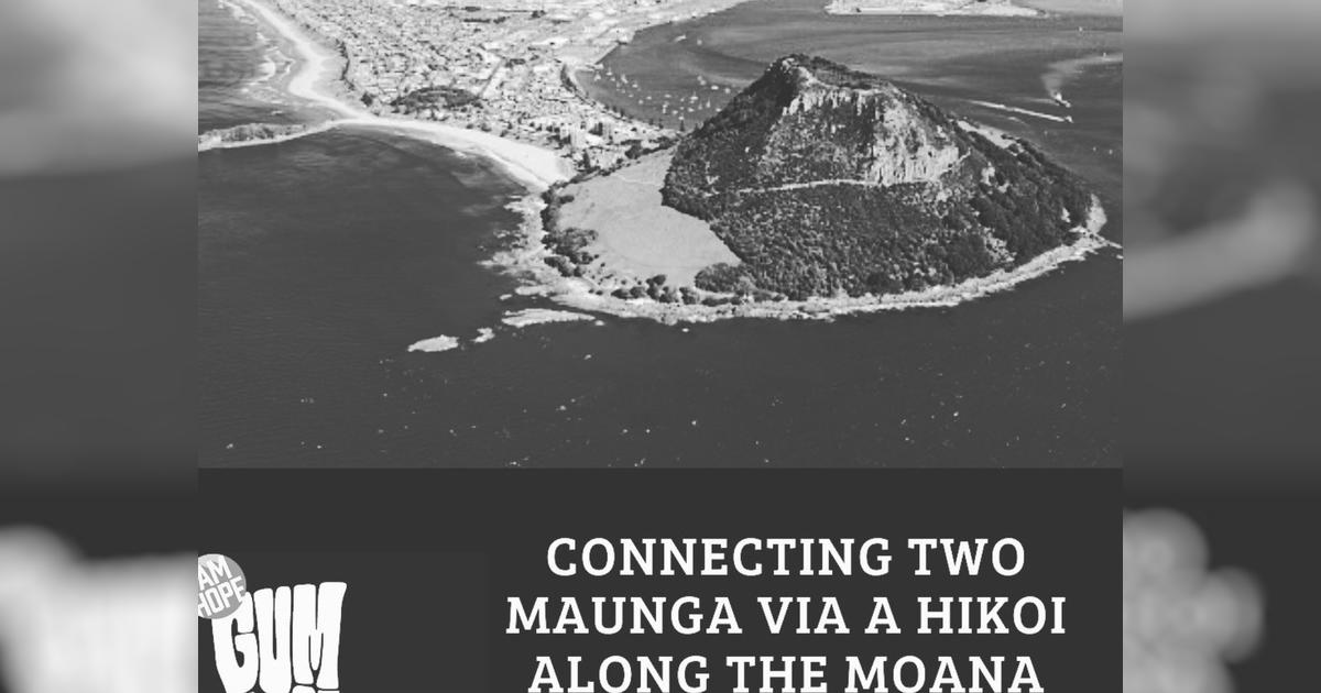 Connecting two Maunga via a Hikoi along the Moana wearing Kamuputu ...