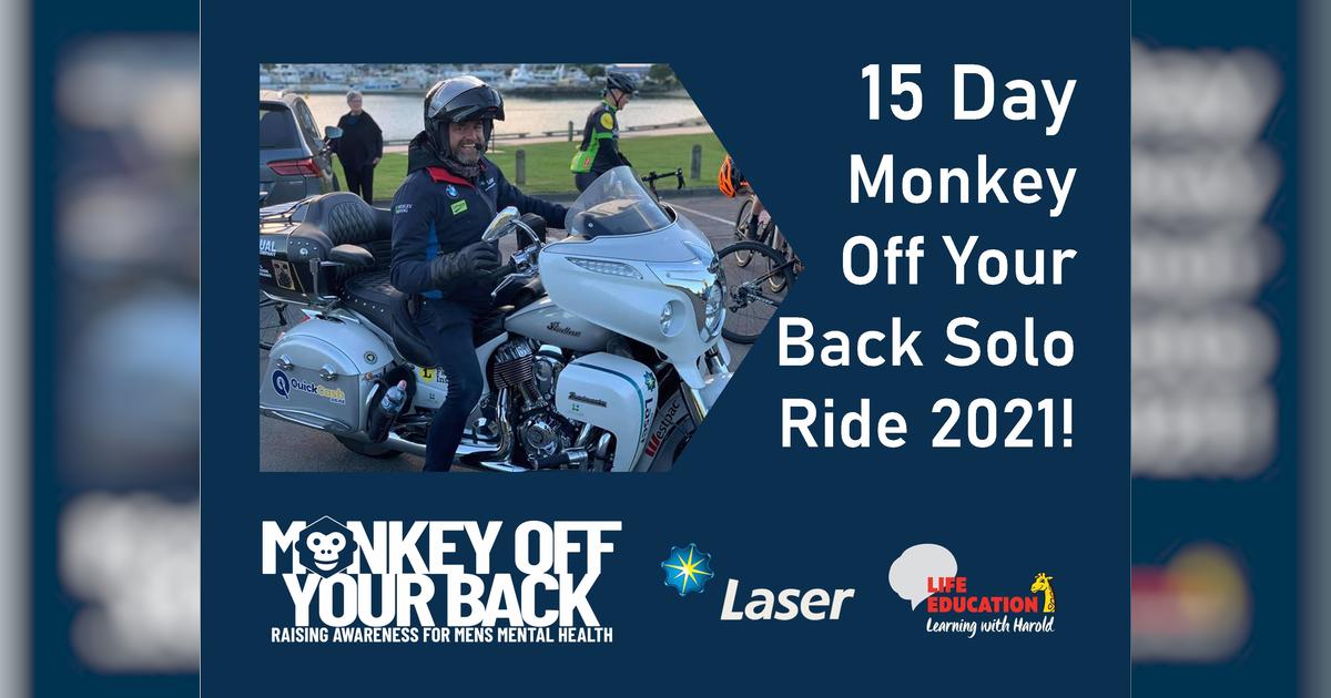 Monkey Off Your Back 2021 - Givealittle