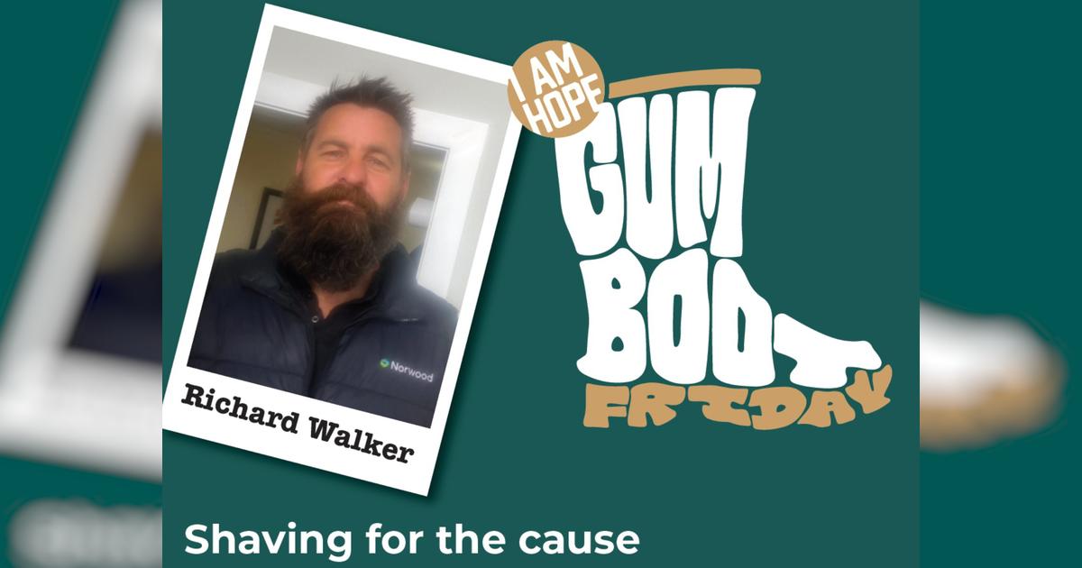 Norwood New Plymouth - Richard Walker Shaving for the cause - Givealittle
