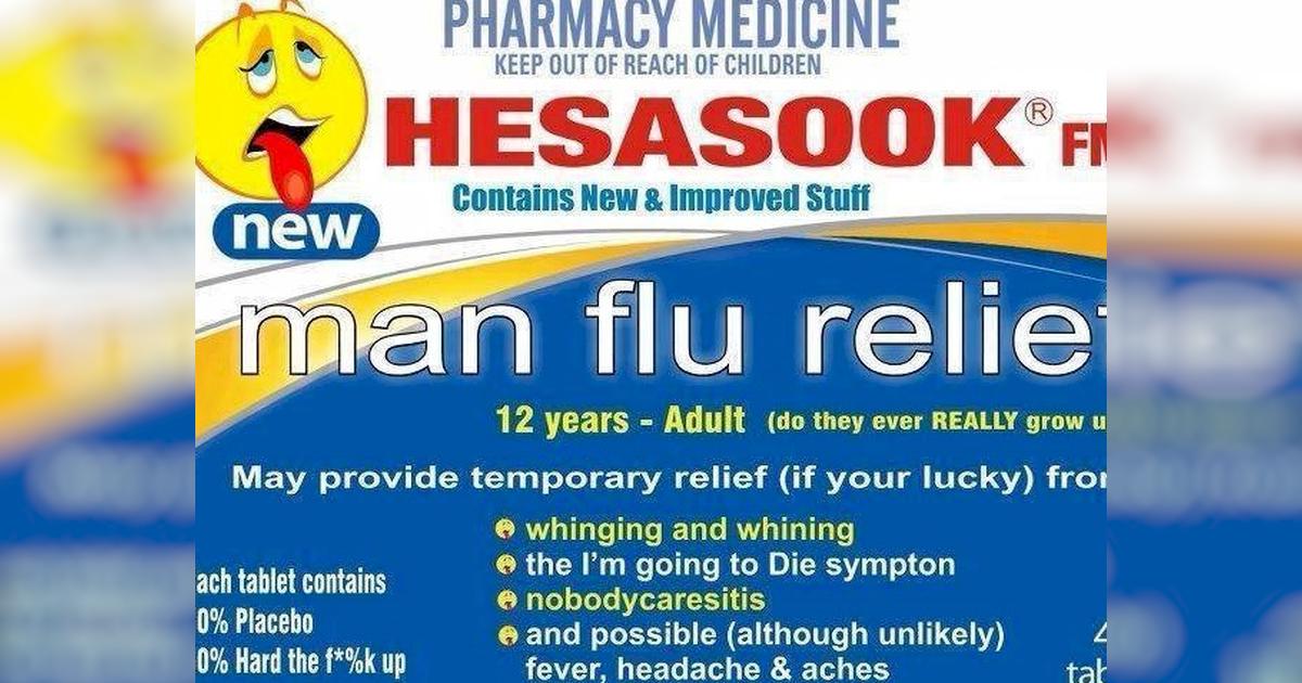 Man Flu Pathetic-ness! - Givealittle