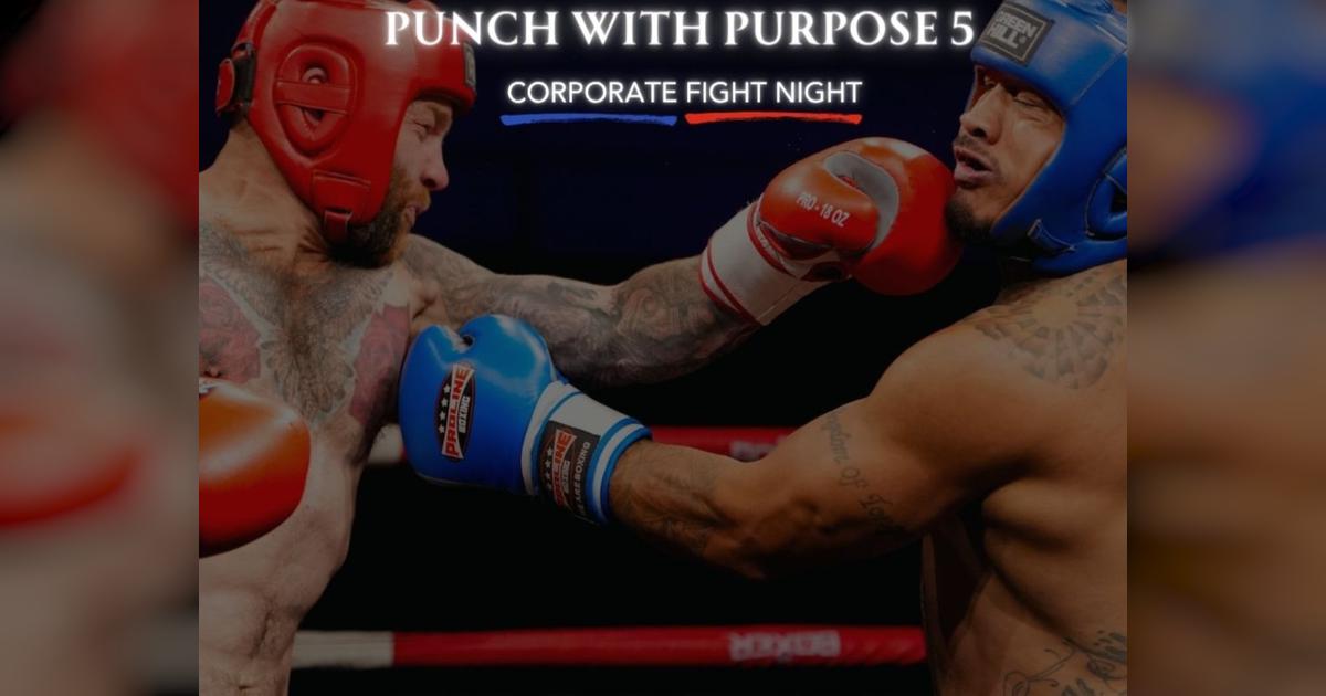 Punch for Purpose 5 boxing charity event - Givealittle