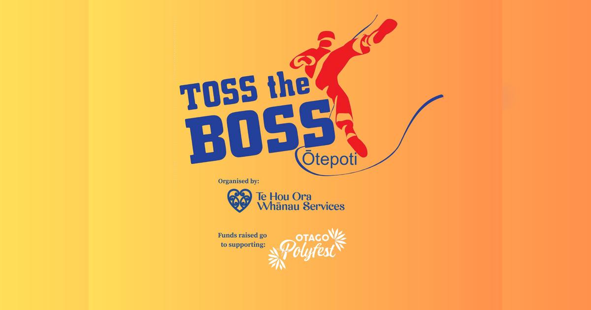 Toss the Boss Ōtepoti 2026 Event Page - Givealittle