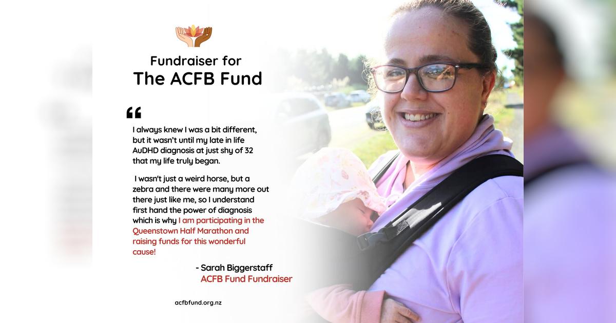 Help Sarah raise money for The ACFB Fund, a charity that provides low ...