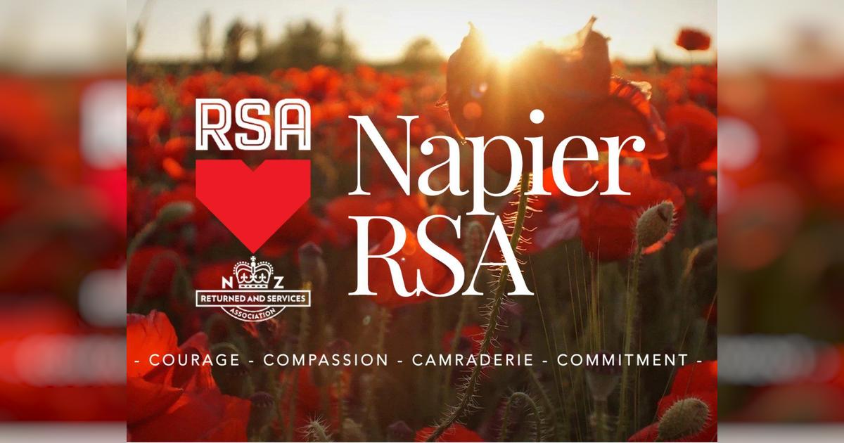 Napier RSA Poppy Trust - Givealittle