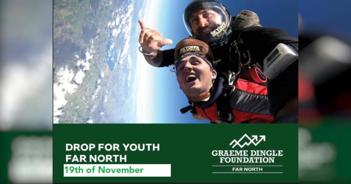 Alex Drops for Youth 2023 - Graeme Dingle Foundation - Givealittle