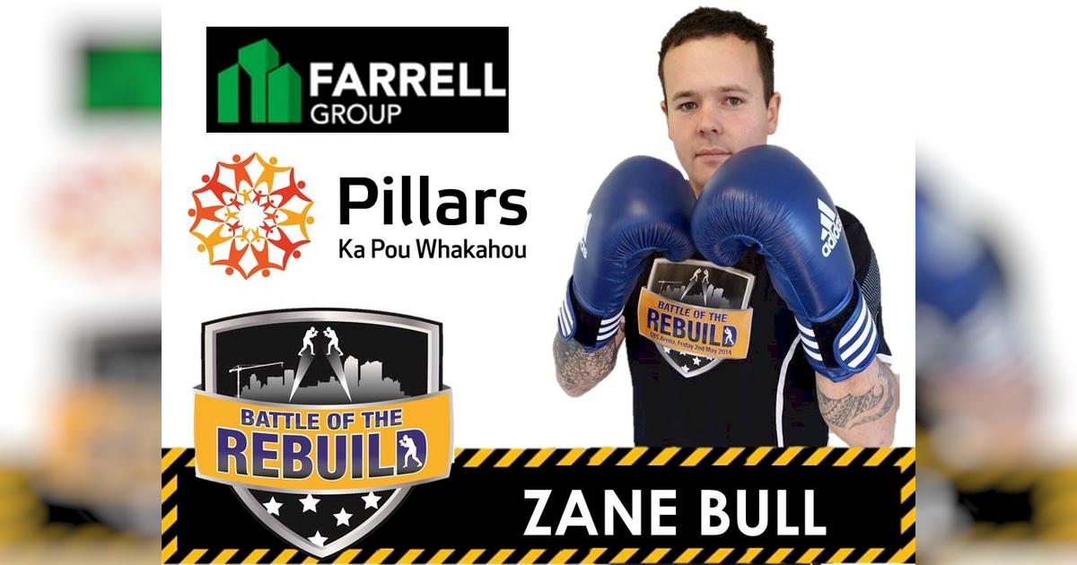 Zane Bull - Battle of the Rebuild 2015 - Givealittle