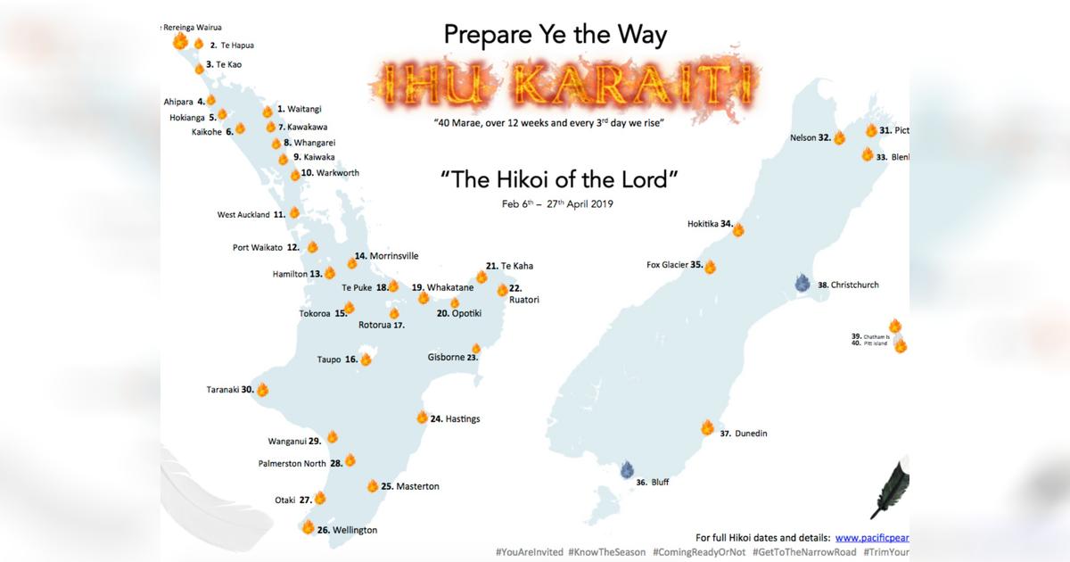 Hikoi Aotearoa - The Hikoi of the Lord - Givealittle