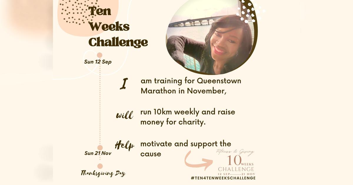 10 weeks Fitness and Giving Challenge - Givealittle