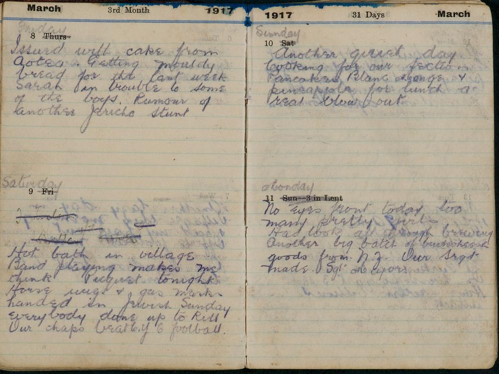 WWI diary going digital - Hilton George Olliver - Givealittle
