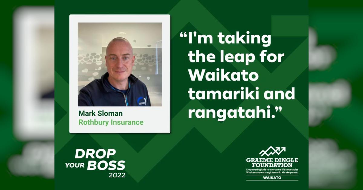 Mark Sloman - Drop Your Boss 2022 - Givealittle