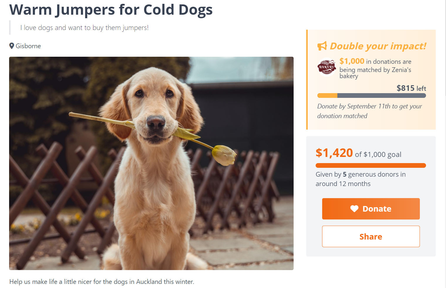 Matched Giving Campaigns